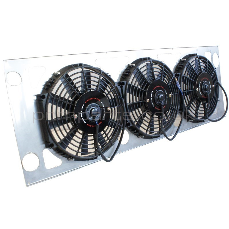 PNMK8366S Lotus Esprit Stainless Steel Fan Mount & Triple Fans Assembly